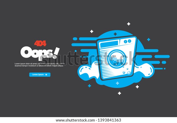 Laundry Logo Vector Template Cartoon Style Stock Vector (Royalty Free ...