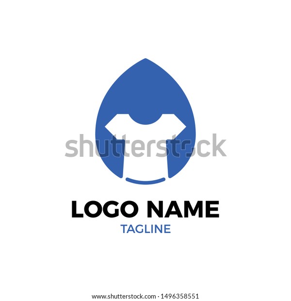 Laundry Logo Washing Machine Cleaning Service Stock Vector (Royalty ...