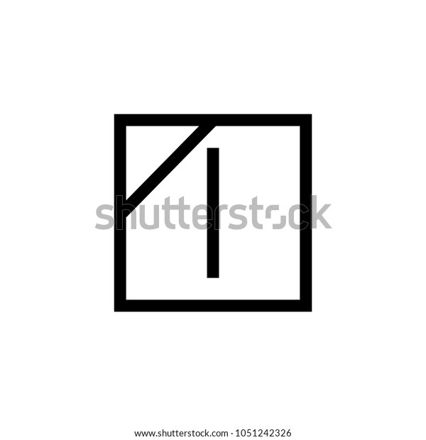 Laundry Symbol Icon Line Dry Shade Stock Vector (Royalty Free ...