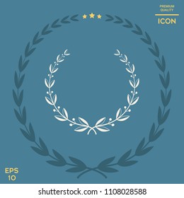 Laurel Wreath Symbol Stock Vector (Royalty Free) 1108028588 | Shutterstock