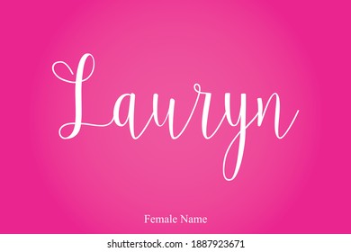 Navy Female Name Stylish Lettering Cursive Stock Vector (Royalty Free ...