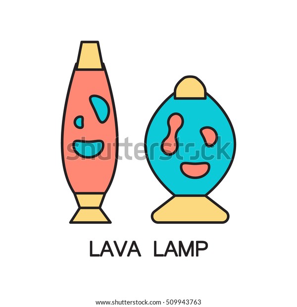 Lava Lamp Flat Icon High Quality Stock Vector (Royalty Free) 509943763
