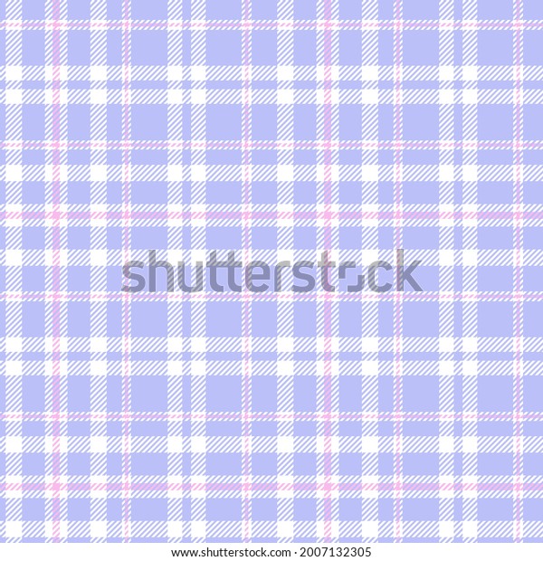 Lavender Blue Soft Pastel Plaid Seamless Stock Vector (Royalty Free ...