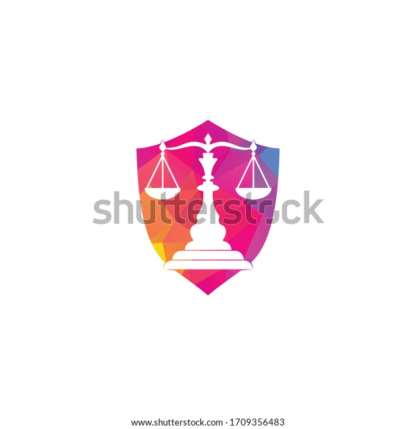 Law Attorney Shield Shape Concept Logo Stock Vector (Royalty Free ...
