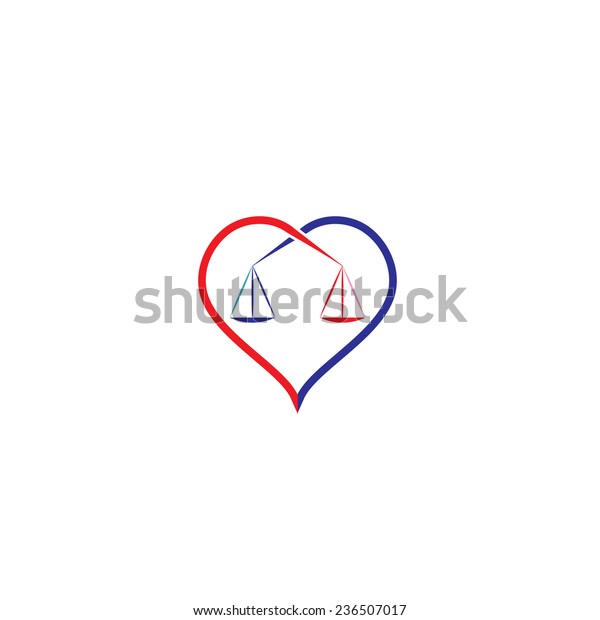 Law Divorces Vector Logo Stock Vector (Royalty Free) 236507017