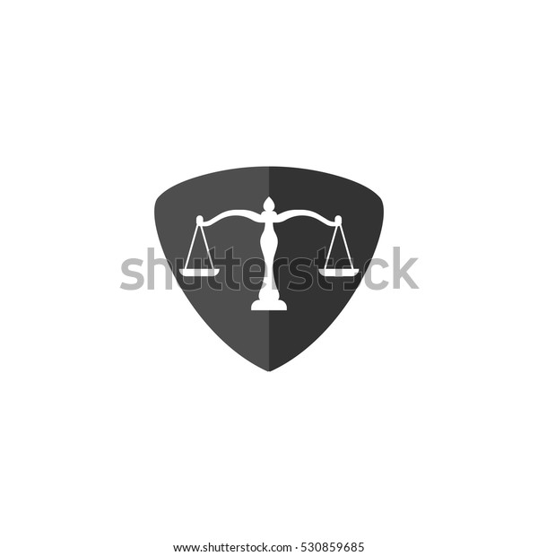 Law Firm Shield Vector Logo Design Stock Vector (Royalty Free ...