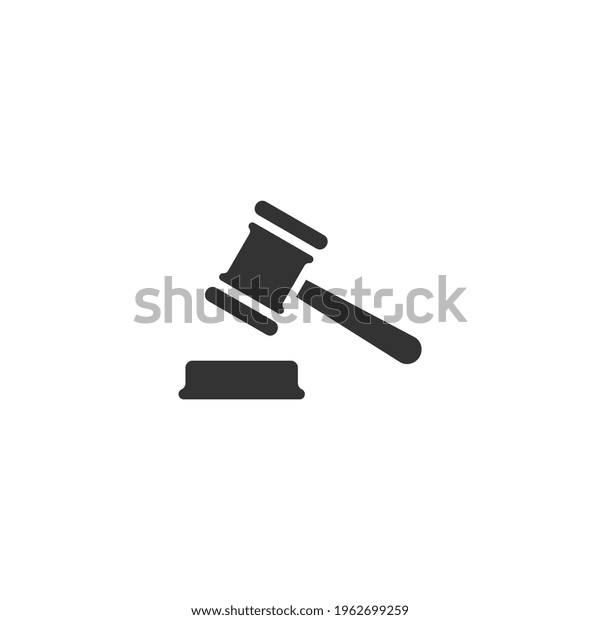 Law Icon Symbol Vector Illustration Stock Vector (Royalty Free ...