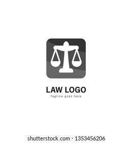 Law School Office Logo Template Stock Vector (Royalty Free) 1200835765