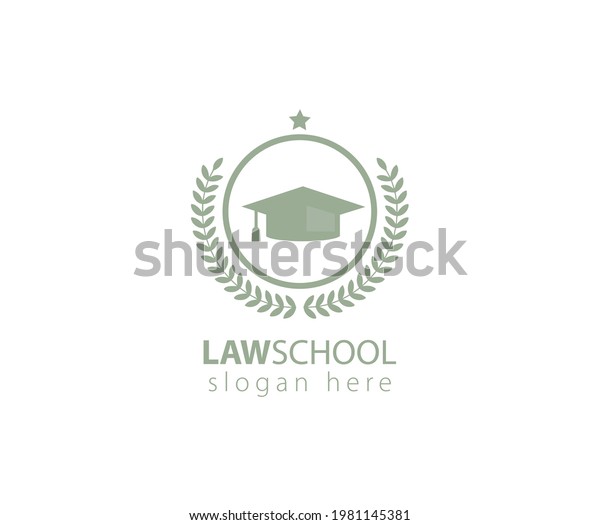 Law School Logo Design Sign Stock Vector (Royalty Free) 1981145381 ...