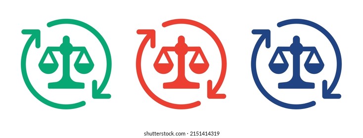 Law Symbol Vector Legal Process Icon Stock Vector (Royalty Free ...