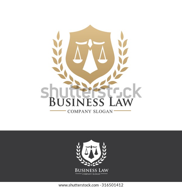 Lawyer Logo Template Stock Vector (Royalty Free) 316501412