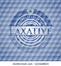 Laxative Blue Emblem Geometric Pattern: vector de stock (libre de ...