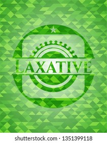 Laxative Green Emblem Mosaic Background Stock Vector (Royalty Free ...