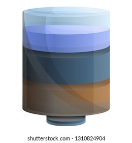 Layer Filter Cartridge Icon Cartoon Layer Stock Vector (Royalty Free ...