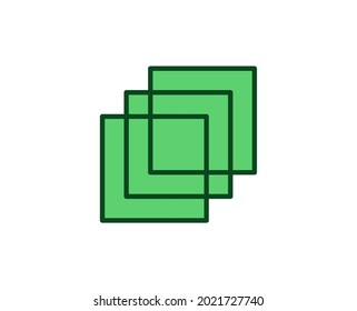 Layer Premium Line Icon Simple High Stock Vector (Royalty Free ...