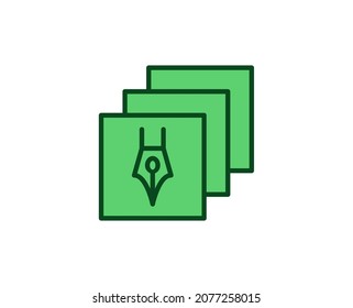 Layer Premium Line Icon Simple High Stock Vector (Royalty Free ...