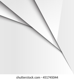 Layered Abstract White Background Vector Stock Vector (Royalty Free ...