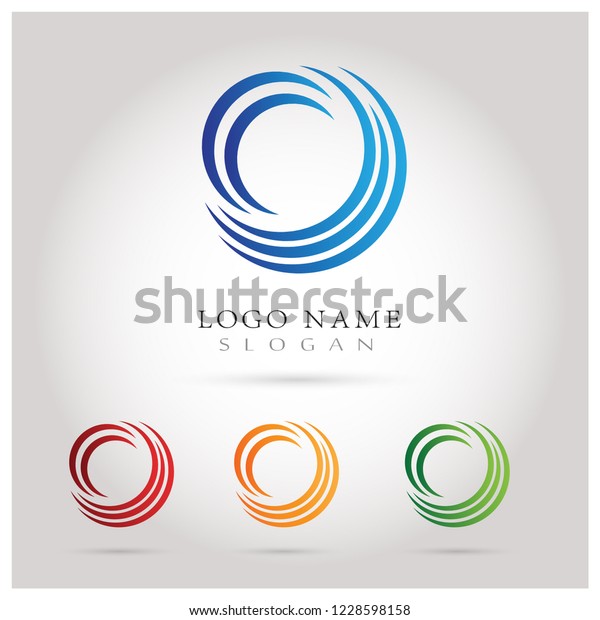 Layered Circle Logo Symbol Icon Vector Stock Vector (Royalty Free ...