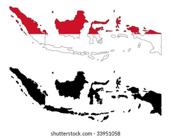 Layered Editable Vector Illustration Country Map Stock Vector (Royalty ...