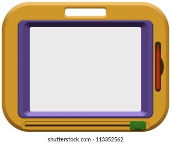 Layered Vector Illustration Childrens Magnet Board Stock Vector ...