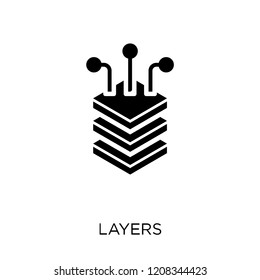 Layers Icon Layers Symbol Design Artificial Stock Vector (Royalty Free ...