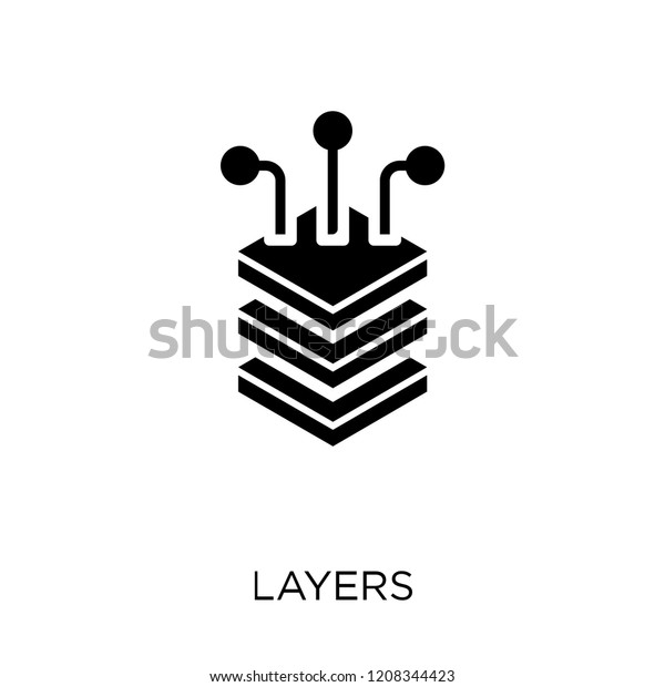 Layers Icon Layers Symbol Design Artificial Stock Vector (Royalty Free ...