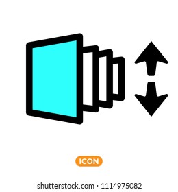 252 Bring forward icon Images, Stock Photos & Vectors | Shutterstock