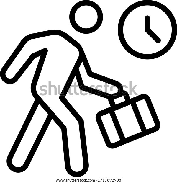 Layoff Concept Temporary Suspension Employee Vector Stock Vector ...