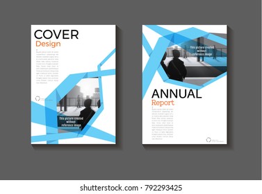 Blue Technology Cover Business Brochure Vector Stock Vector (Royalty ...