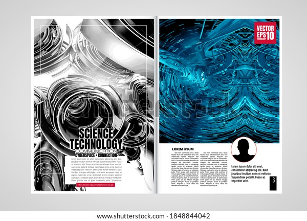Layout Ready Use Abstract Technology Concept Stock Vector (Royalty Free ...