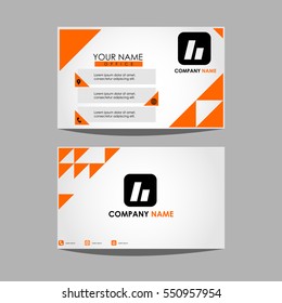 Layout Template Id Card Business Personal Stock Vector (Royalty Free ...