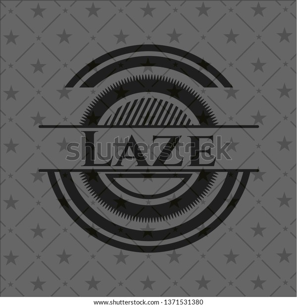 Laze Realistic Black Emblem Stock Vector (Royalty Free) 1371531380 ...