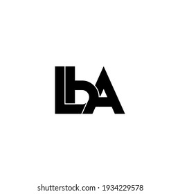Lba Letter Original Monogram Logo Design Stock Vector (Royalty Free ...