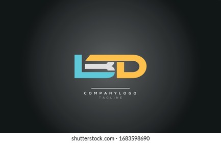 Lbd Letter Logo Design Template Vector Stock Vector (Royalty Free ...
