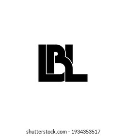 Lbl Letter Original Monogram Logo Design: เวกเตอร์สต็อก (ปลอดค่า ...
