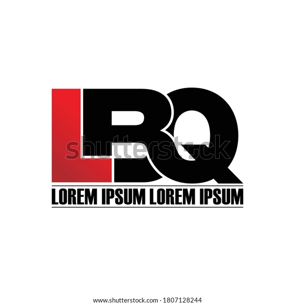 Lbq Letter Monogram Logo Design Vector Stock Vector (Royalty Free ...