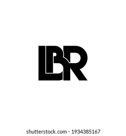 Lbr Letter Original Monogram Logo Design 库存矢量图（免版税）1934385167 ...