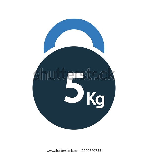 Lbs Weight Kg Icon Simple Editable Stock Vector (Royalty Free ...