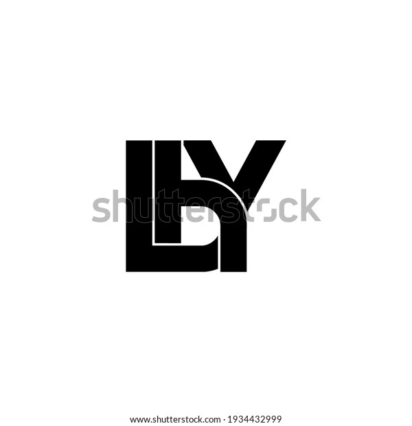 Lby Letter Original Monogram Logo Design Stock Vector (Royalty Free ...