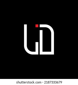 Ld Letter Logo Creative Design Vector Stock Vector (Royalty Free ...