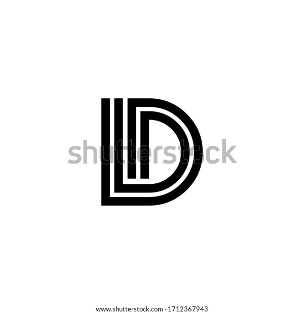 Ld Letter Original Monogram Logo Design 库存矢量图（免版税）1712367943 | Shutterstock