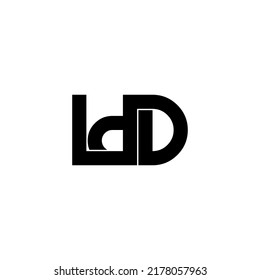 Ldd Letter Original Monogram Logo Design Stock Vector (Royalty Free ...