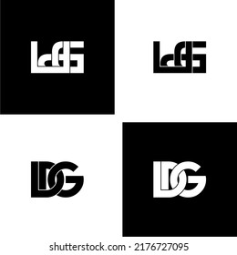 Ldg Letter Original Monogram Logo Design Stock Vector (Royalty Free ...