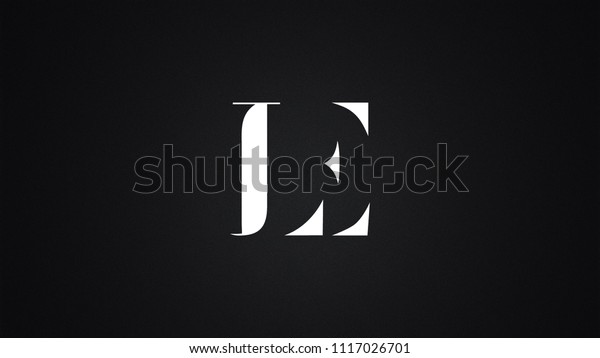 Le Letter Logo Design Template Vector Stock Vector (Royalty Free ...