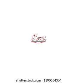 55 Name lea Images, Stock Photos & Vectors | Shutterstock