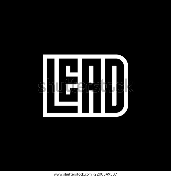Lead Leader Logo Design Illustration Isolated Stock Vector (Royalty ...