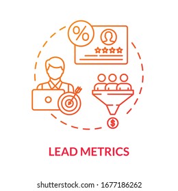 Lead Metrics Concept Icon Customer Rewards Stock Vector (Royalty Free ...