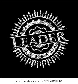 Leader Chalk Emblem Stock Vector (Royalty Free) 1287808810 | Shutterstock