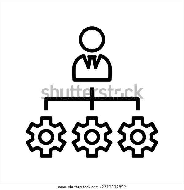 Leader Manager Icon Vector Graphic Illustration Stock Vector (Royalty ...