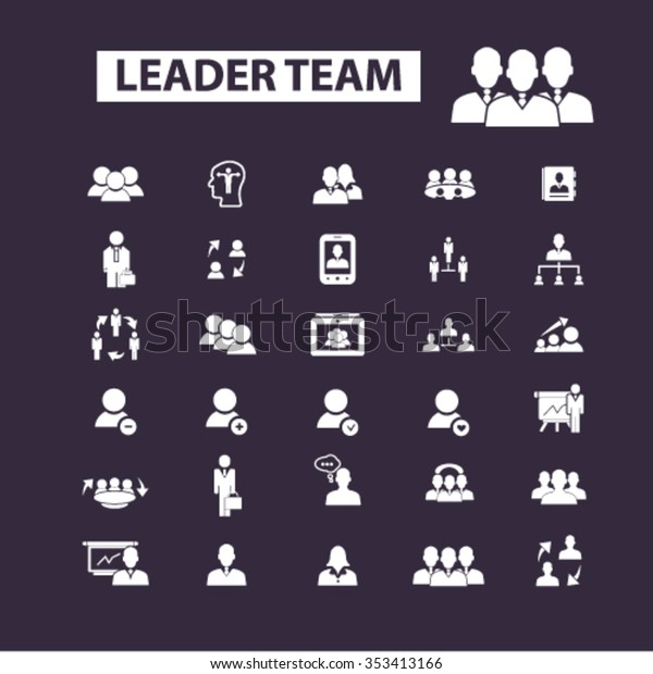 Leader Team Management Human Resources Avatar Stock Vector (Royalty ...